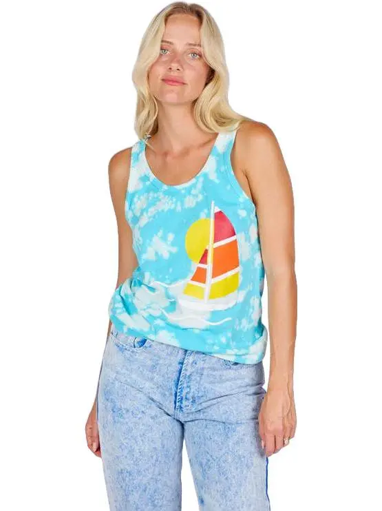 MOKUYOBI Heavyweight Cotton Jersey Tank Top - Sail Away