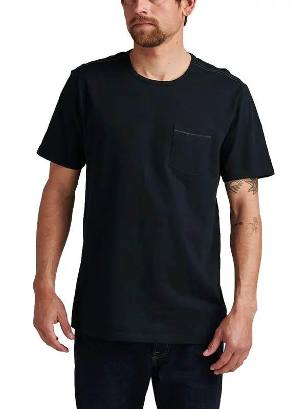 ROARK Well Worn Midweight Organic Cotton T-shirt - Black