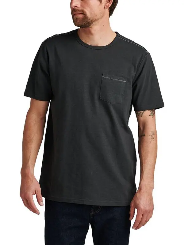 ROARK Well Worn Midweight Organic Cotton T-shirt - Charcoal