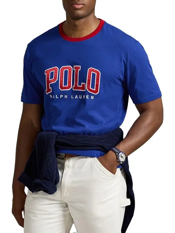 Polo Ralph Lauren Big & Tall Logo Jersey T-shirt - Sapphire Star Blue