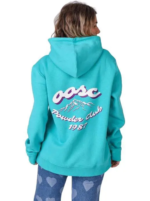 OOSC Powder Club Hoodie - Aqua