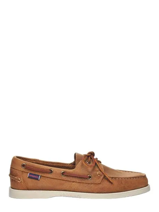 SEBAGO Portland Boat Shoes - Brown Meerkat