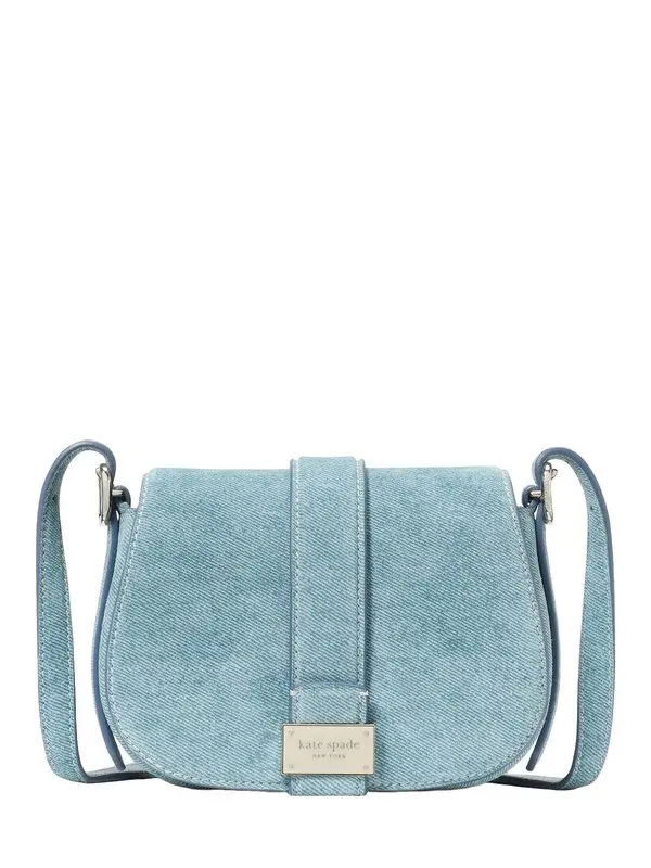 Kate Spade New York Mini Nouveau Saddle Crossbody Bag - Blue Multi