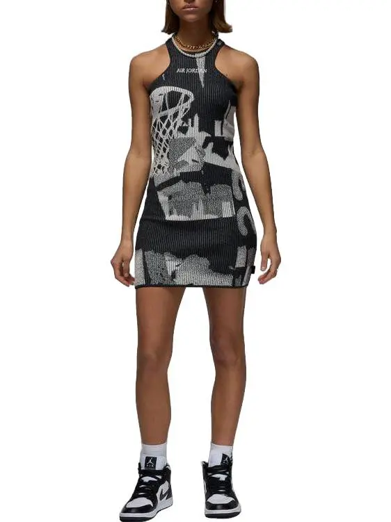 JORDAN Air Rib Body-con Dress - Sail