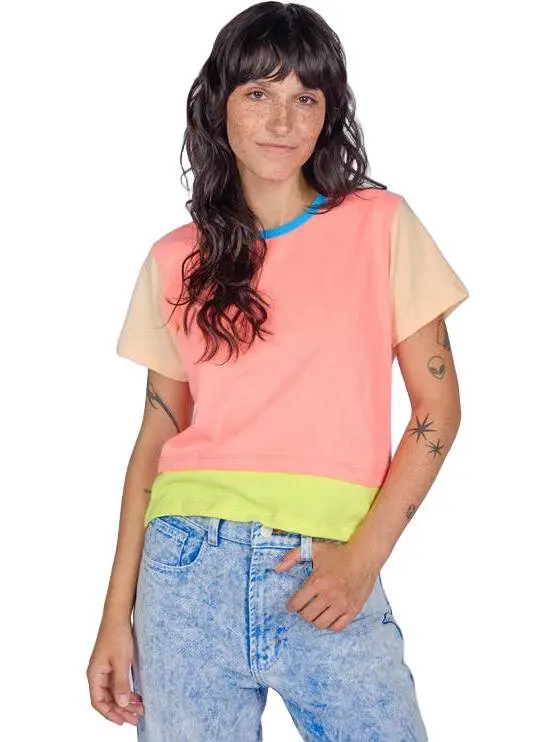 MOKUYOBI Color Blocked Double Hem Tee - Surfie