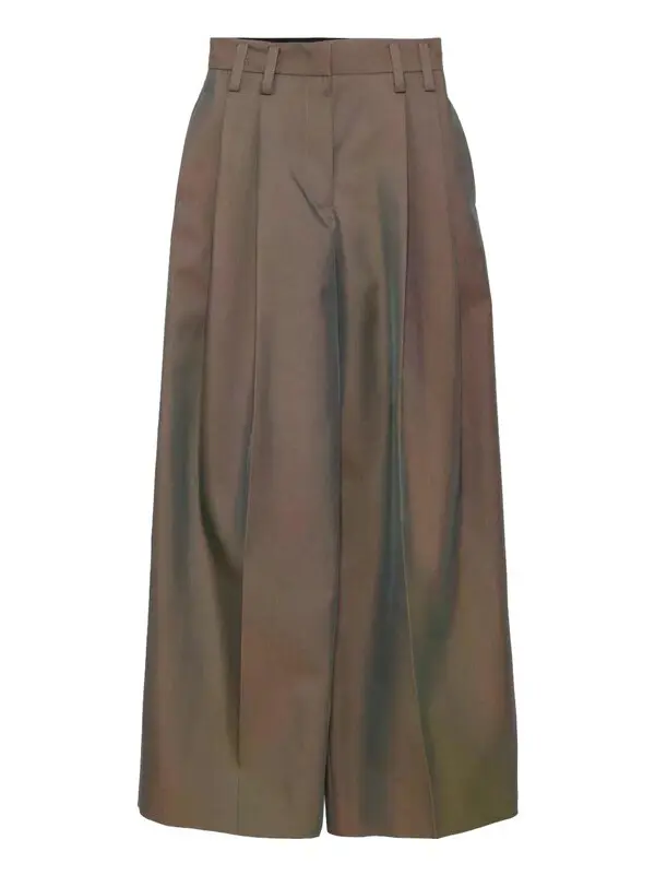 JIL SANDER Wide-leg Trousers - Brown