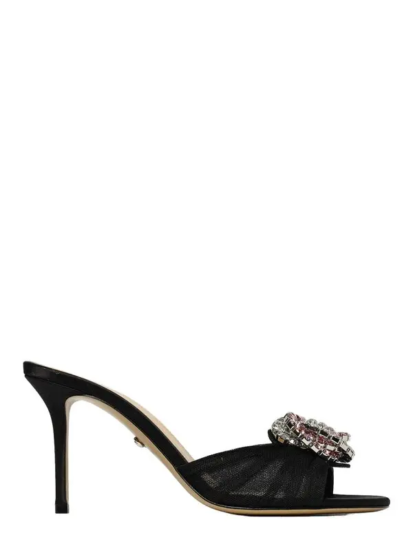 Mach & Mach Heeled Sandal - Black