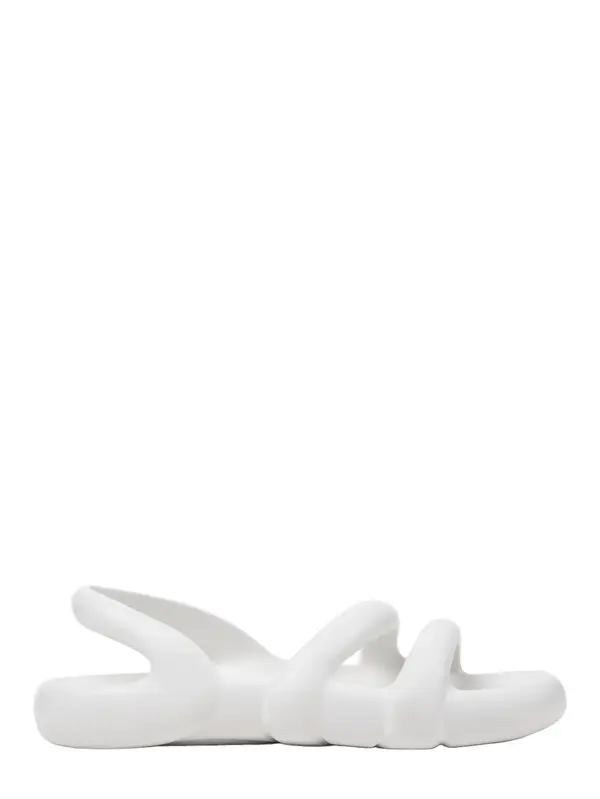Camper Heeled Strappy Sandal - White