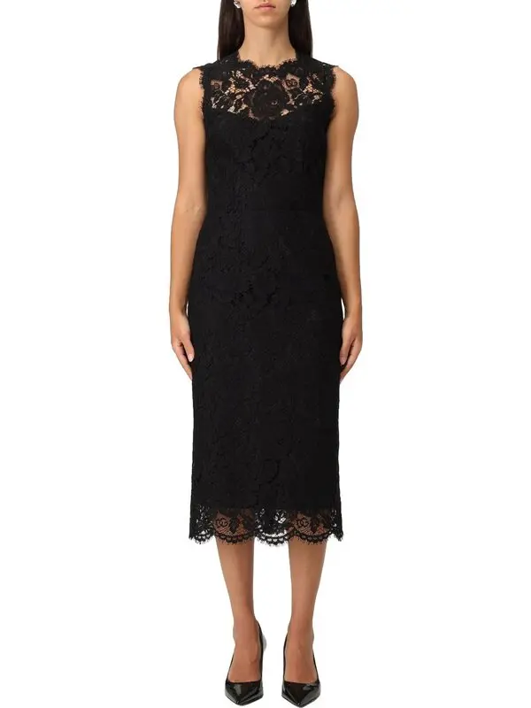 Dolce & Gabbana Sleeveless Dress - Black