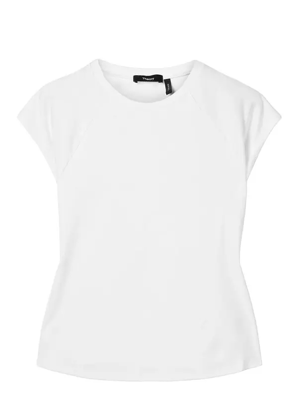 Theory Cotton-jersey T-shirt - White
