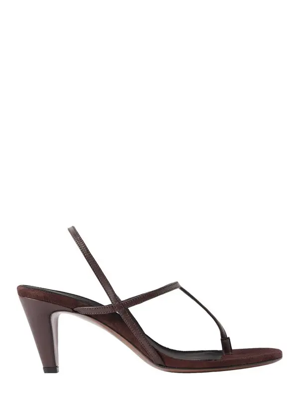 NEOUS Arneb Leather Slingback Sandals - Brown