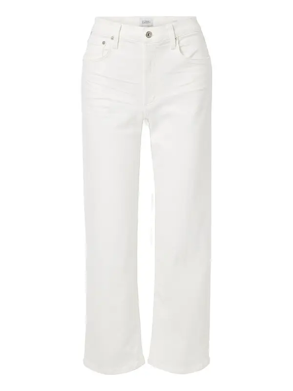 Citizens Of Humanity Palma High-rise Straight-leg Jeans - White