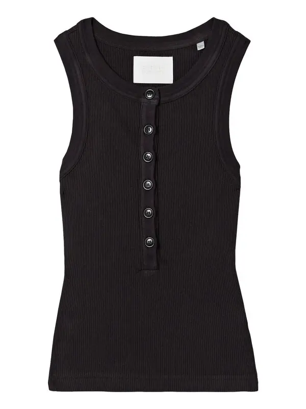 Citizens Of Humanity Caralyn Ribbed Jersey Tank - Brown