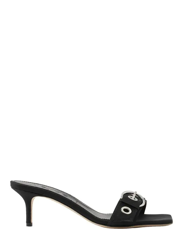 AeydĒ Ilvy Grosgrain Sandals - Black