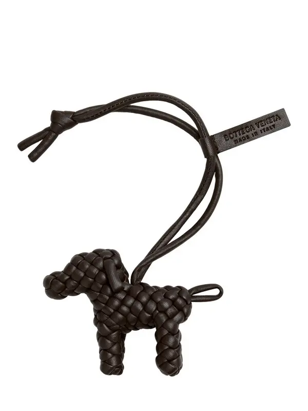 BOTTEGA  VENETA Dog Charm - Fondant