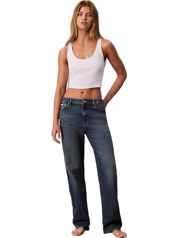 Calvin Klein 90s Straight Jeans - Blizzard