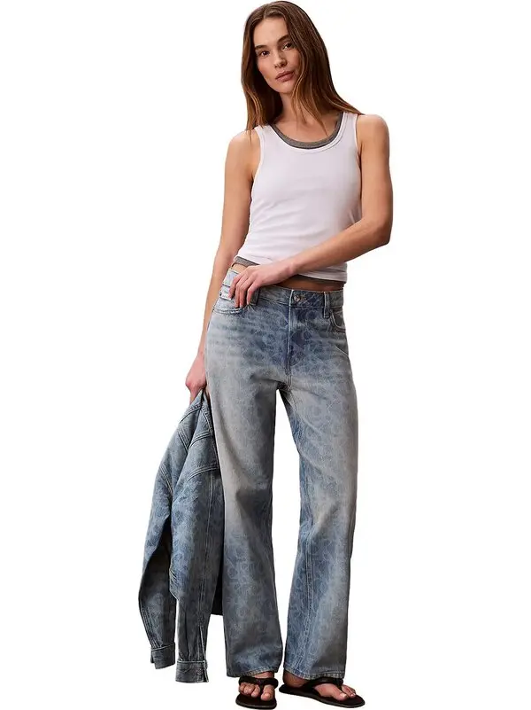 Calvin Klein 90s Straight Leg Jeans - Light Playbill