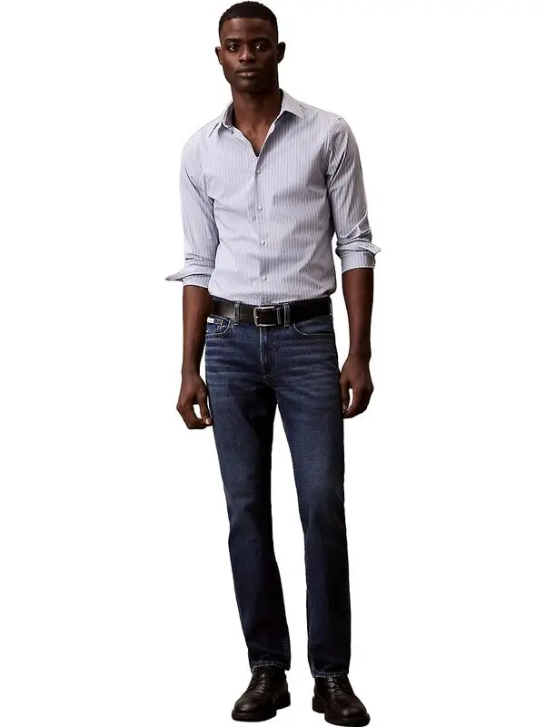 Calvin Klein Slim Fit Coolmax® Jeans - Dark Cyclone