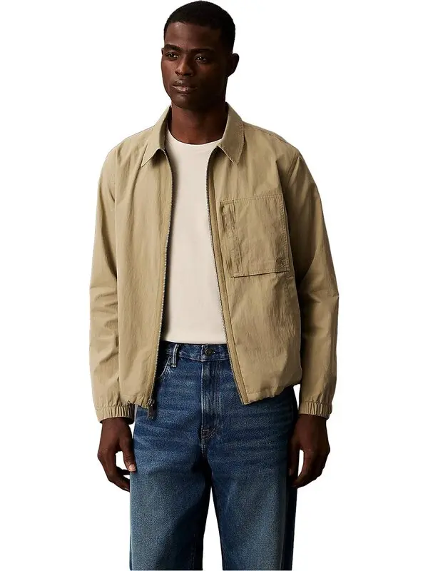Calvin Klein Cotton Blend Zip Shirt Jacket - Overland Trek