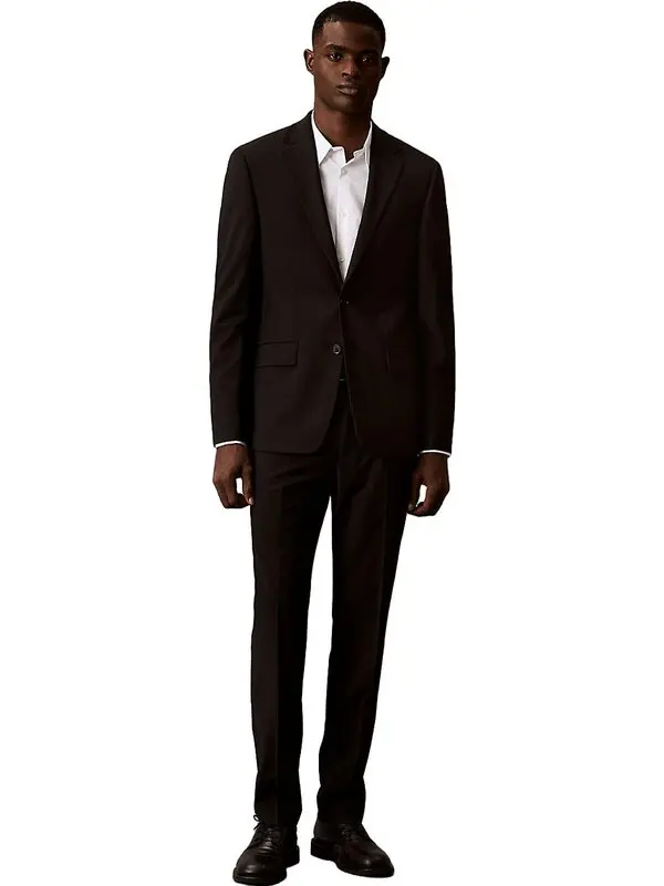 Calvin Klein Slim Fit Suit Pants - Black