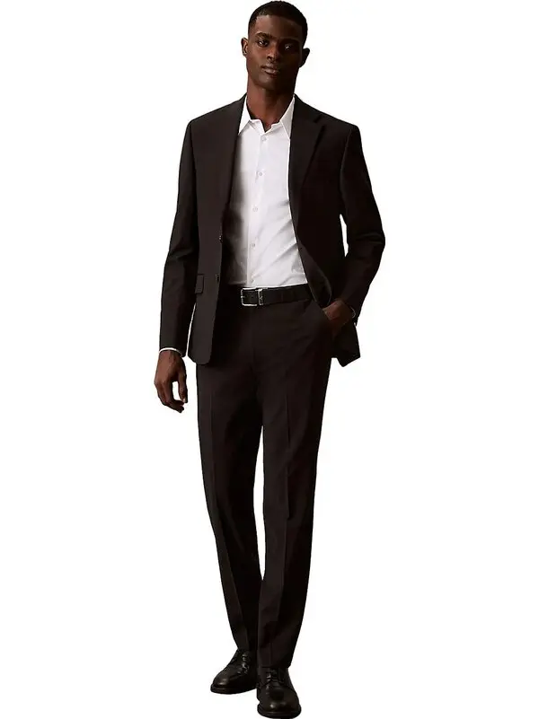 Calvin Klein Slim Fit Suit Pants - Grey