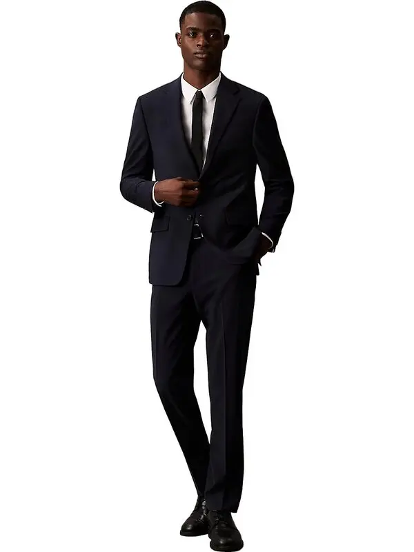 Calvin Klein Slim Fit Suit Pants - Navy