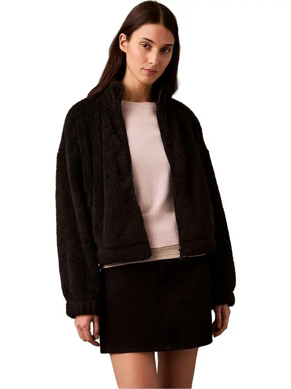 Calvin Klein Sherpa Jacket - Black