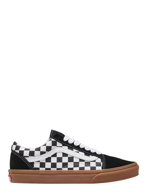 VANS Old Skool Checkered Sneakers - Black