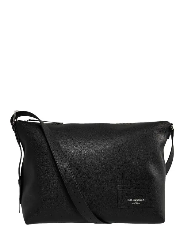 Balenciaga Hobo Messenger Bag - Black