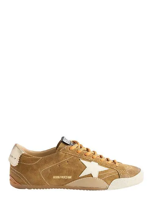 GOLDEN GOOSE True-star Suede Trainers - Brown/oth