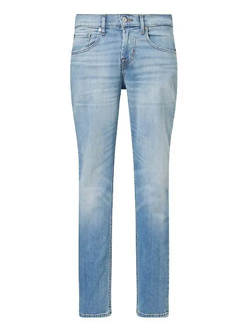 7 For All Mankind Slimmy Tapered-leg Stretch-denim Jeans - Freeport