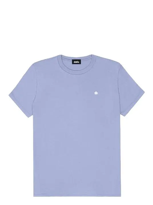 DALIX Lil Flower Lightweight Jersey Tee - Lavender Blue