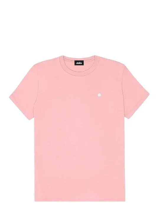 DALIX Lil Flower Lightweight Jersey Tee - Pink