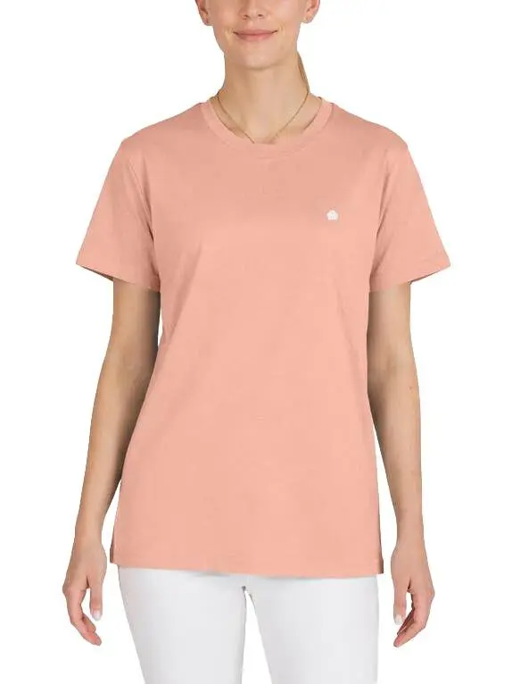DALIX Lil Flower Lightweight Jersey Tee - Terracotta