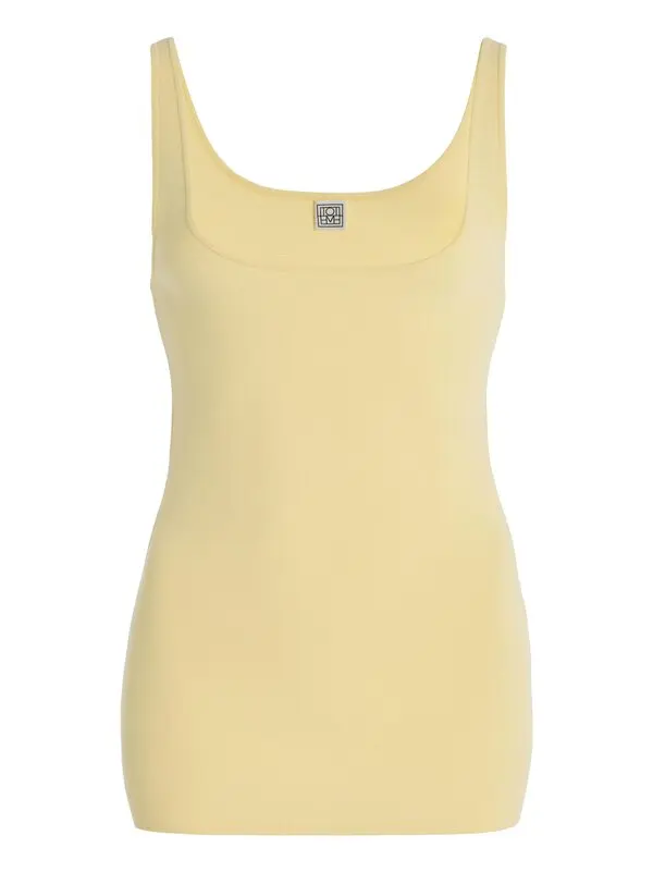 TOTEME Compact Knit Tank - Yellow