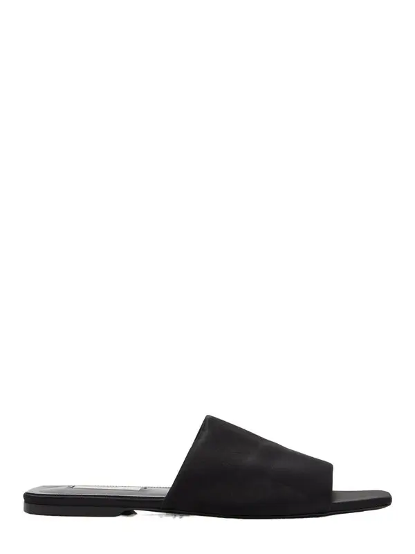 TOTEME Satin Slides - Black