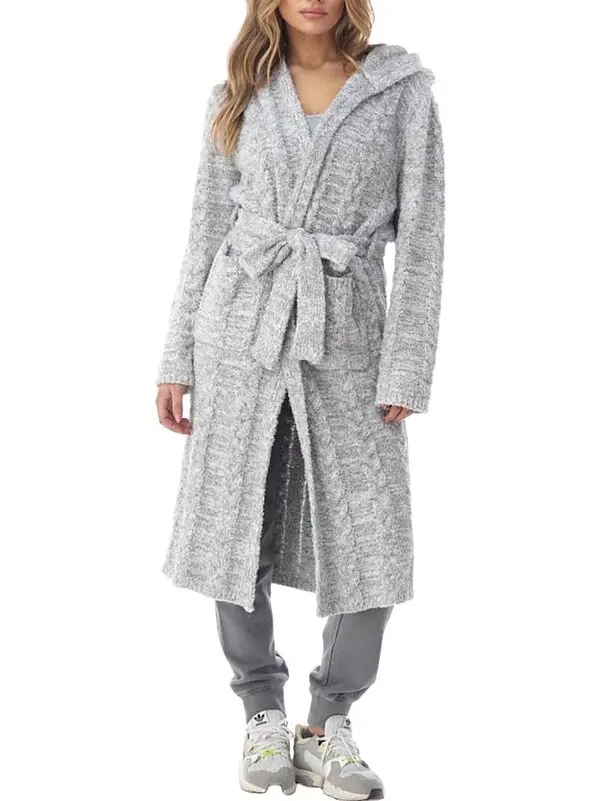 Heaven Belted Cardigan - Grey