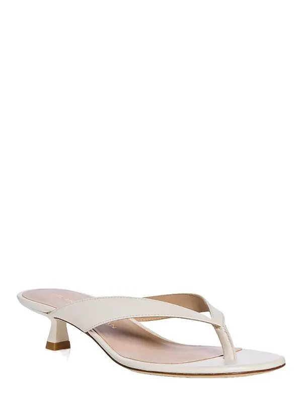 STUART WEITZMAN Rio Sleek 35 Sandals - Cream