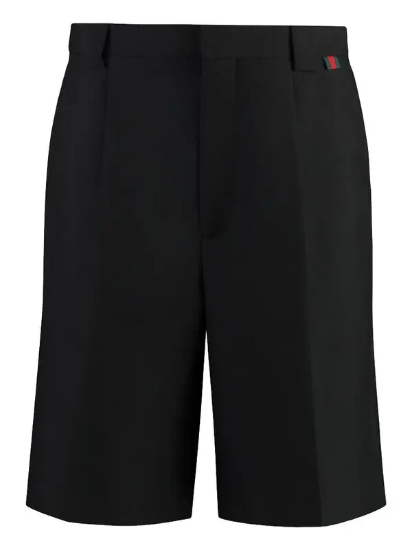 Gucci Gabardine Bermuda Shorts - Black
