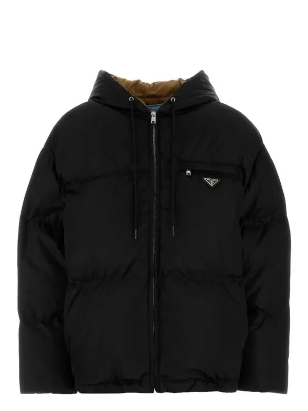 Prada Re-nylon Down Jacket - Black