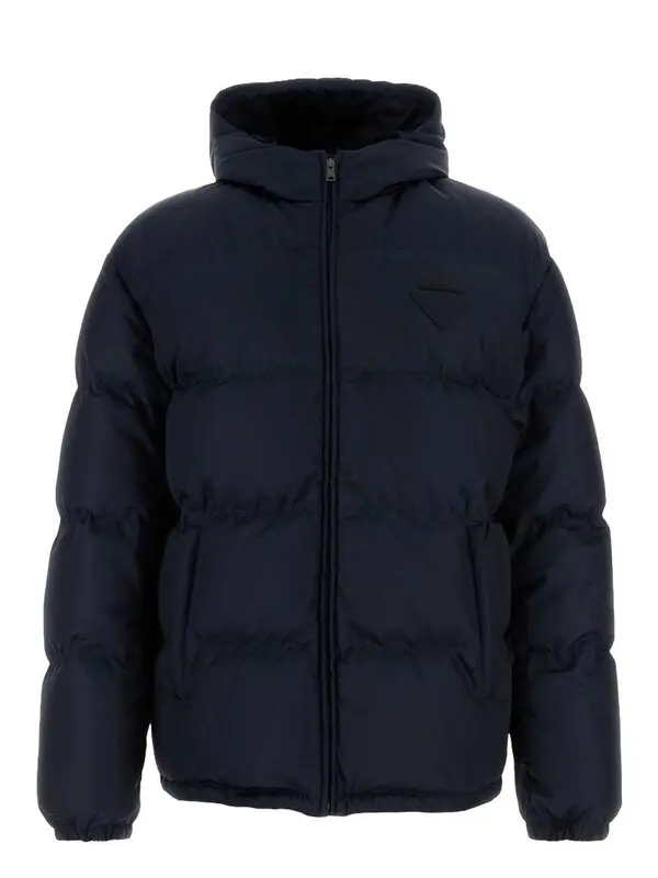 Prada Re-nylon Down Jacket - Blue