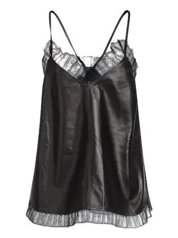 DONDUP Lambskin Camisole - Black