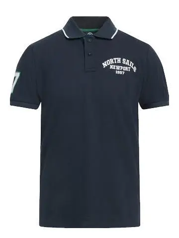 NORTH SAILS Polo Shirt Size Cotton, Elastane - Navy