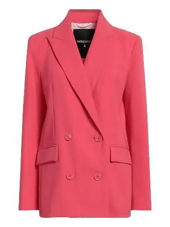 Patrizia Pepe Double-breasted Blazer - Fuchsia