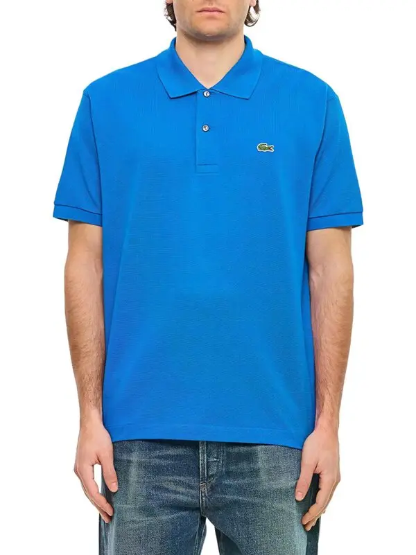 Lacoste Logo-appliqué Polo Shirt - Blue