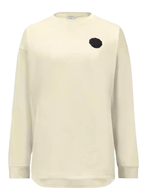 Moncler Long-sleeved T-shirt - Neutrals