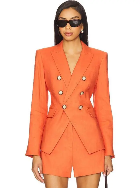 Veronica Beard Miller Dickey Jacket - Persimmon