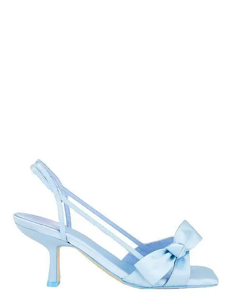 Jeffrey Campbell Takeabow-l Sandal - Baby Blue Satin