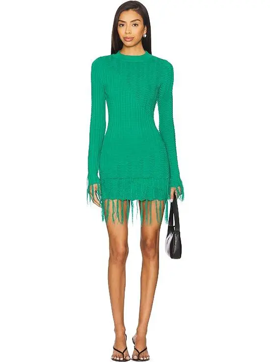 YELLOW THE LABEL Freya Fringe Set - Green