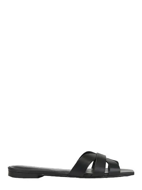 Raye Almodovar Flat Leather - Black